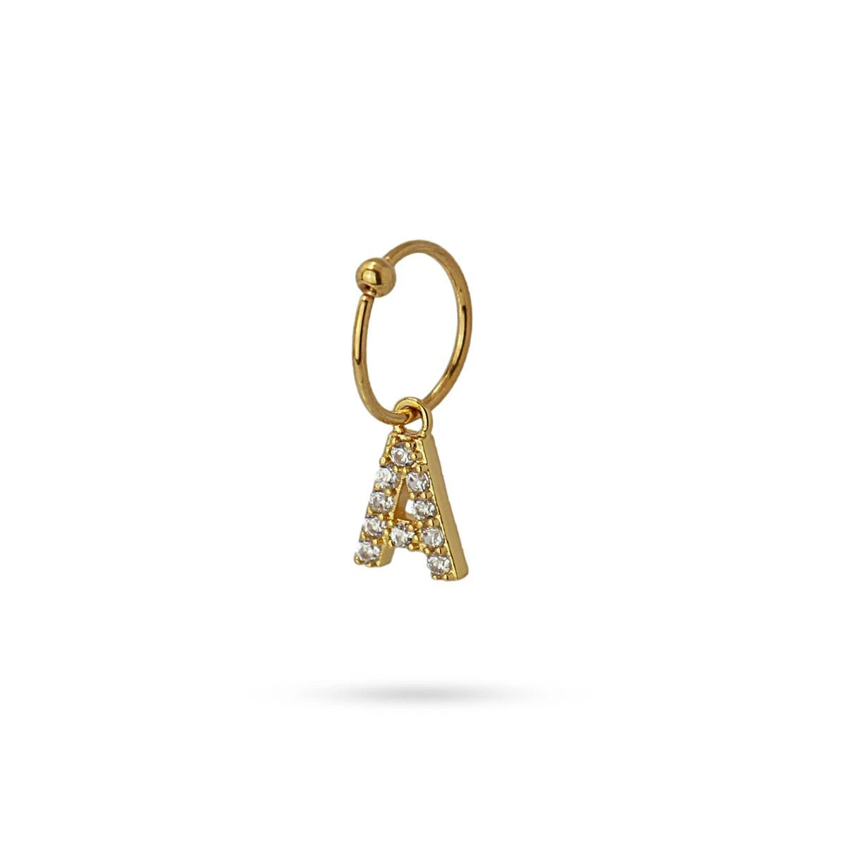 Letter CPE309 zircon piercing - Anartxy