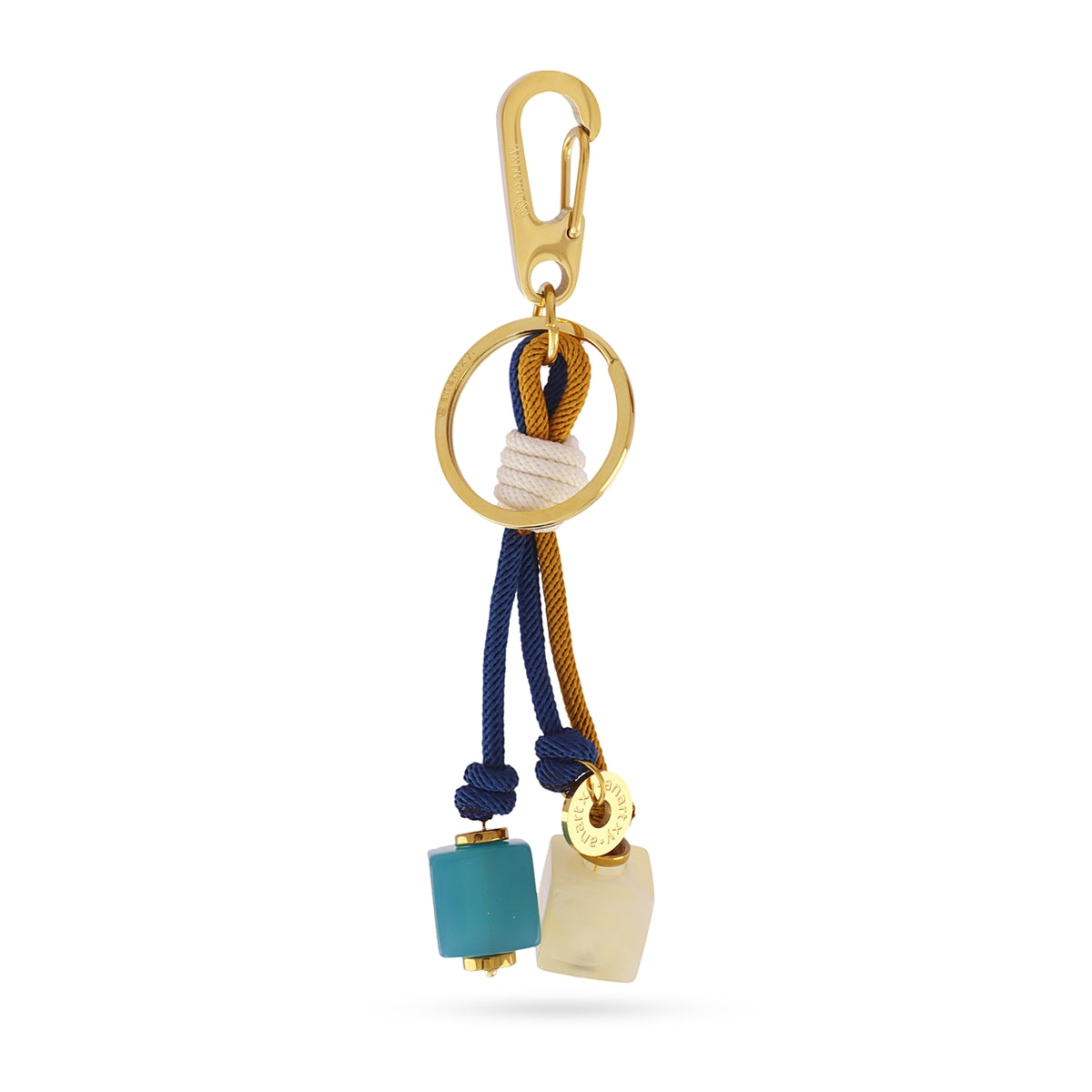Llavero Charm Marbles Jooli acero y resina reciclada a todo color - Anartxy