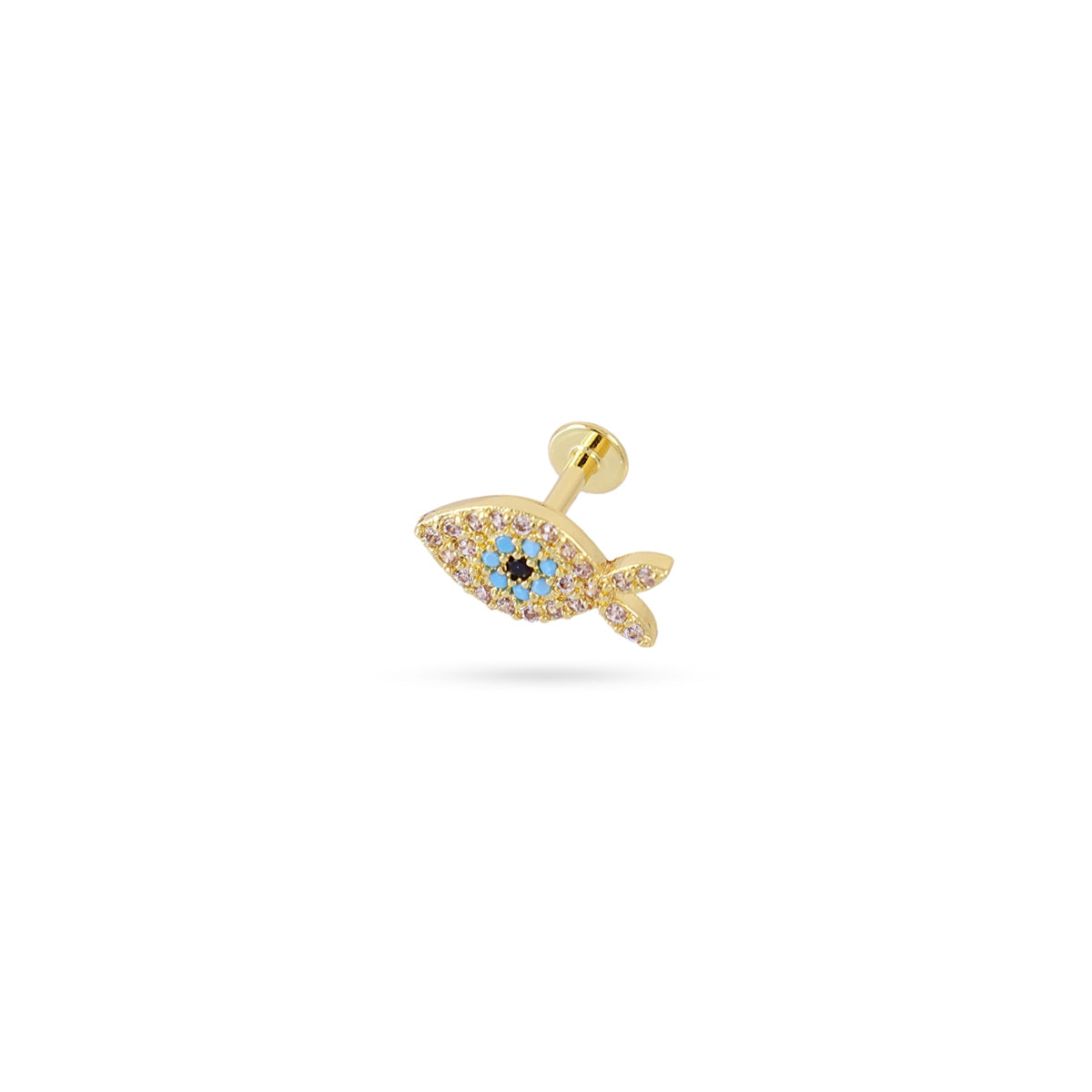 Piercing Pisces DPE322 tendencia en acero quirúrgico - Anartxy
